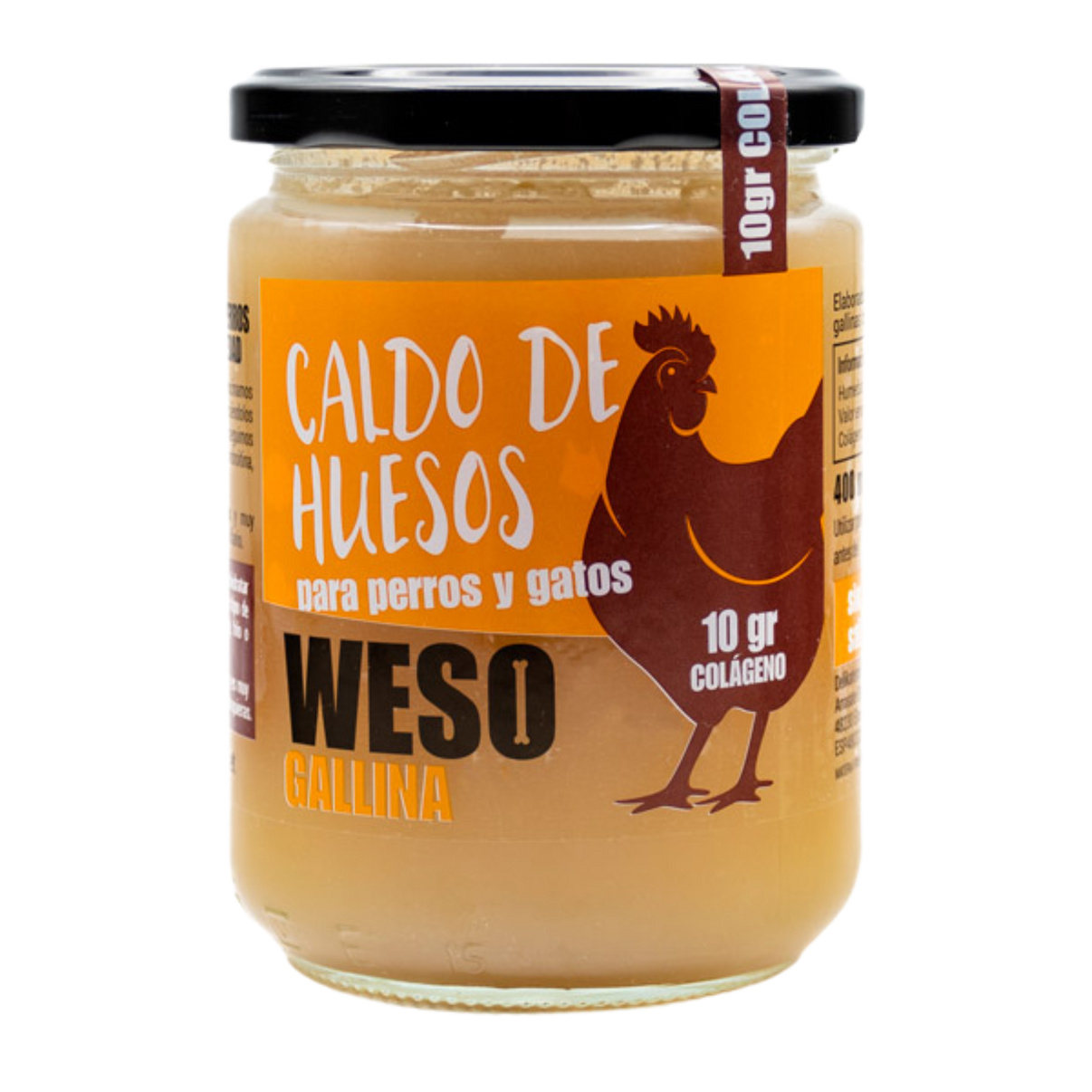 Caldo de huesos de gallina WESO 400ml – En Clave de Can